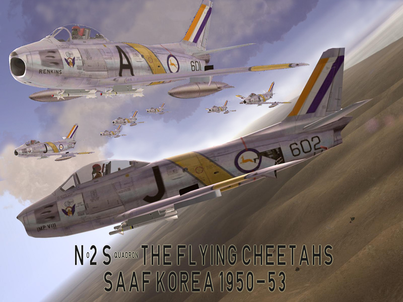 Flying Cheetahs - SAAF Sabres , Korea Pack